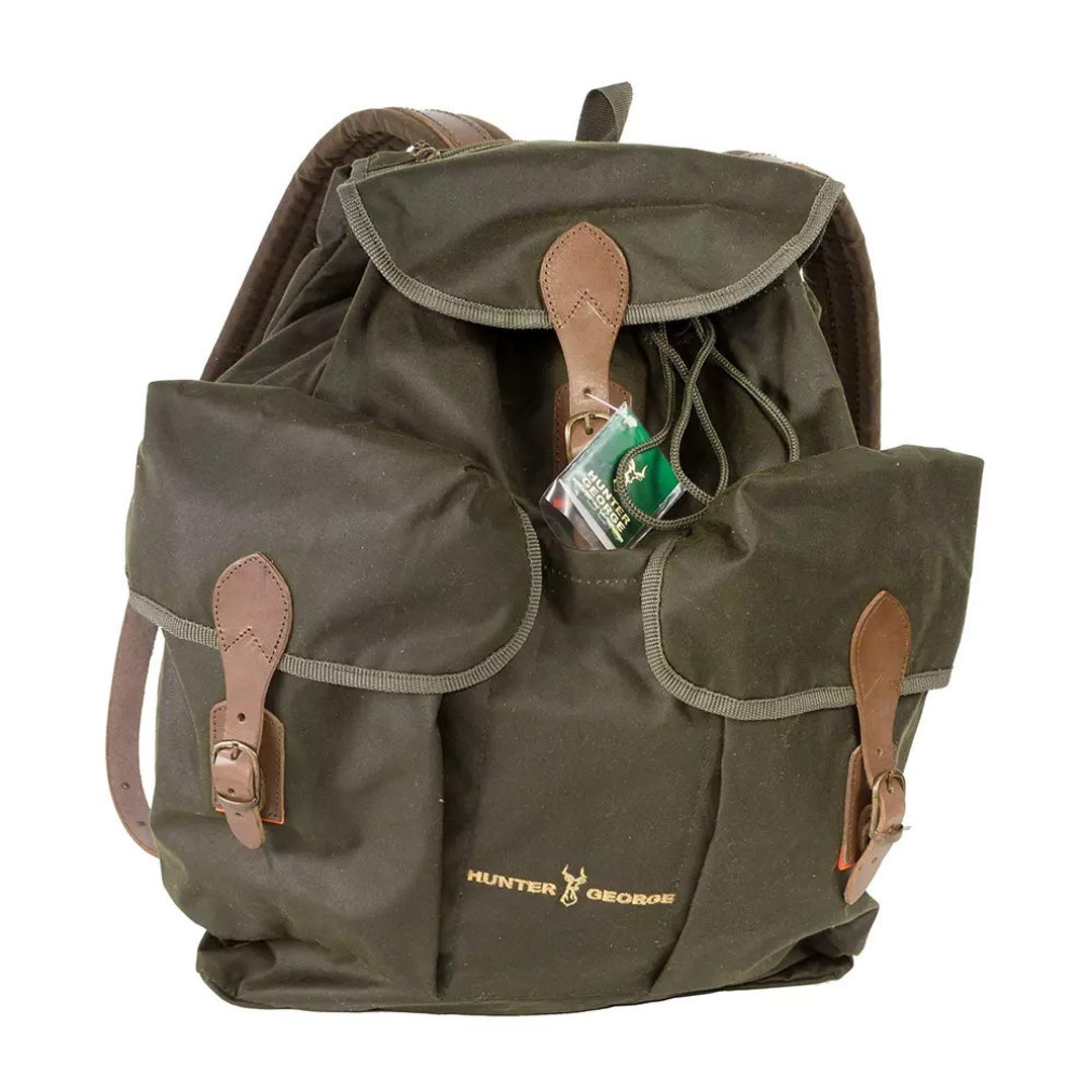 Canvas and Leather Hunting Backpack | 33 L | Camping Backpack | Hiking ...