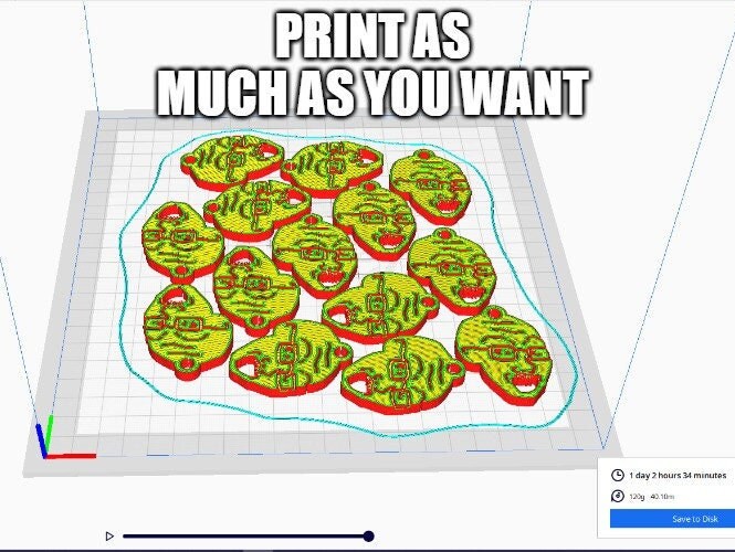 Custom Soyjak Keychain Stl Files For 3d Printing Etsy