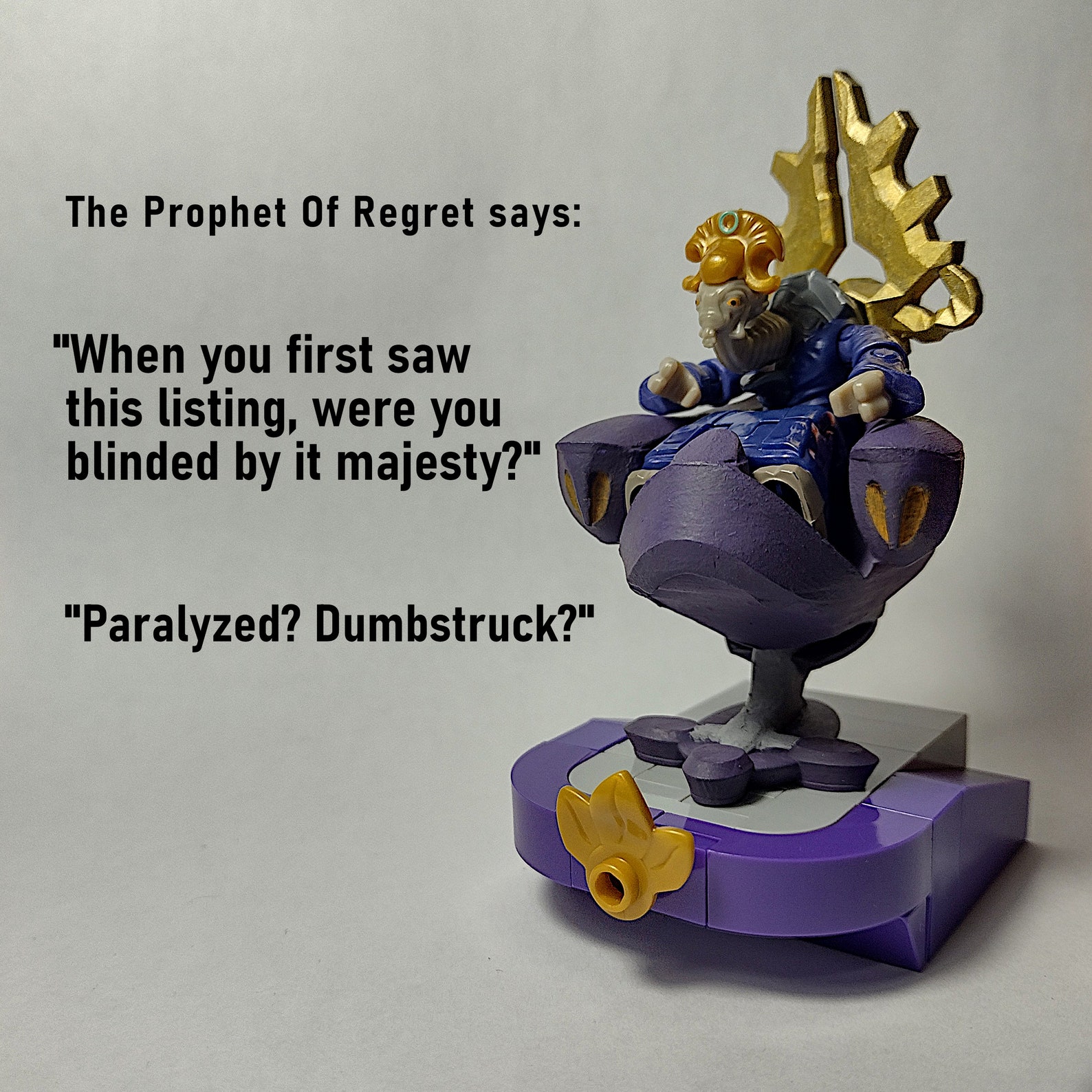 MCX Prophet's Throne & Head Dress: .STL Files for Resin Printing - Etsy