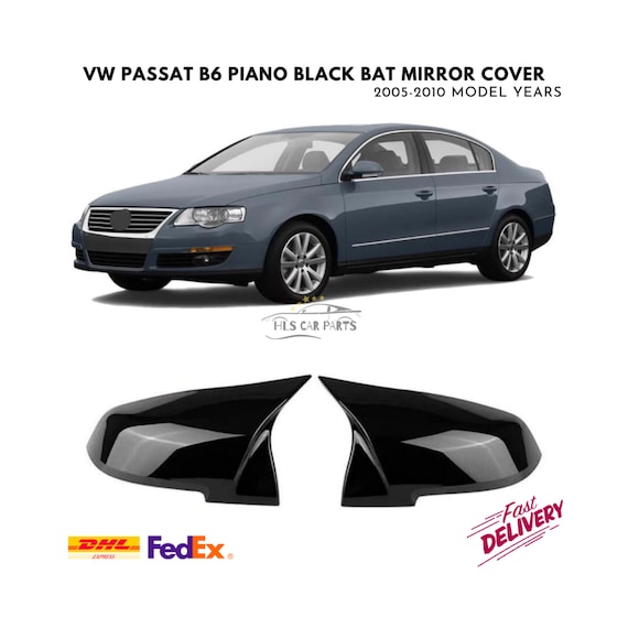 Bat Mirror Cover for VW Passat B6 2005 2010 Model Year Car Accessories Piano Black Tuning Auto Sport Design External Part Etsy