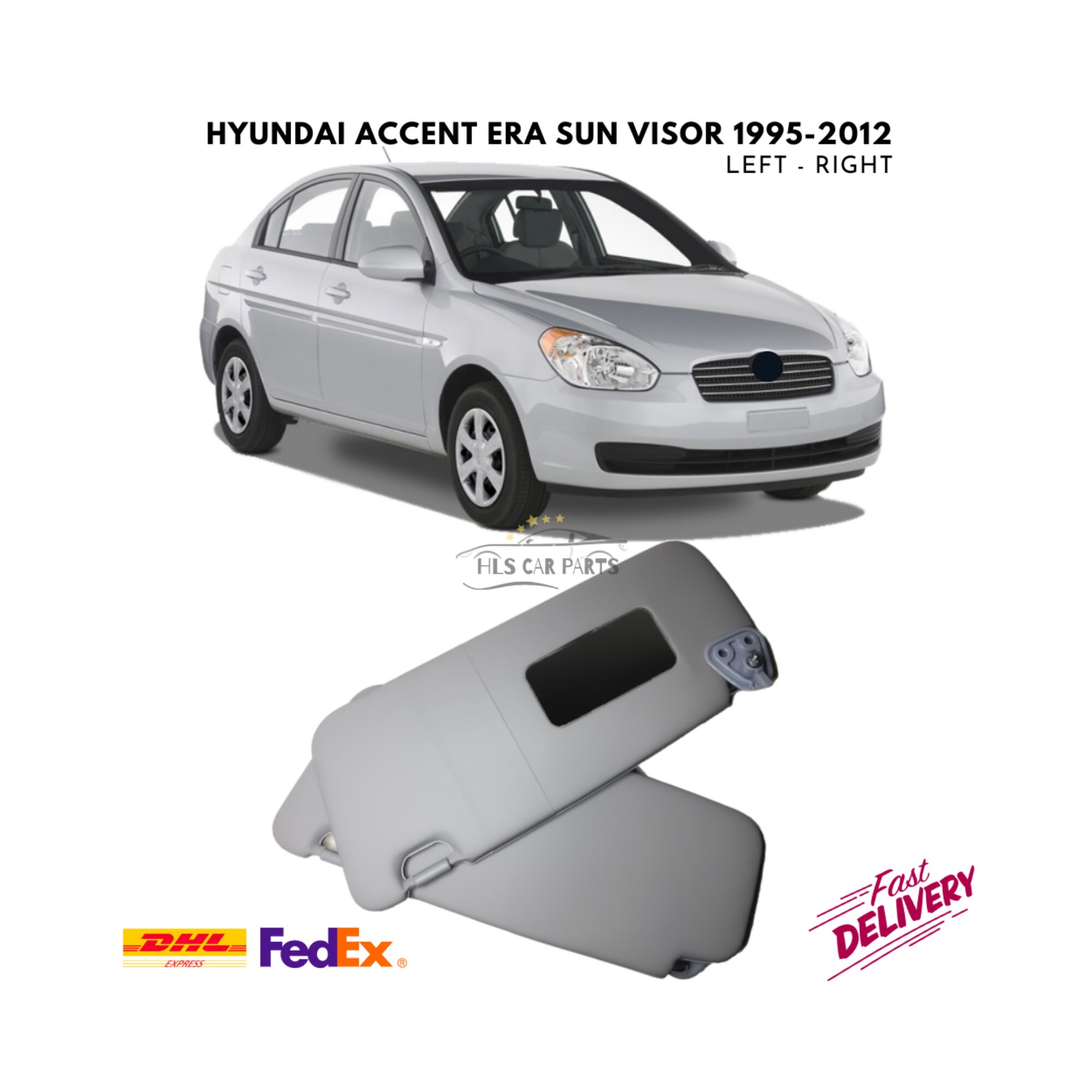 Tac Visor 2013 Hyundai Sonata Windshield Genuine Set (Left & Right) For ...