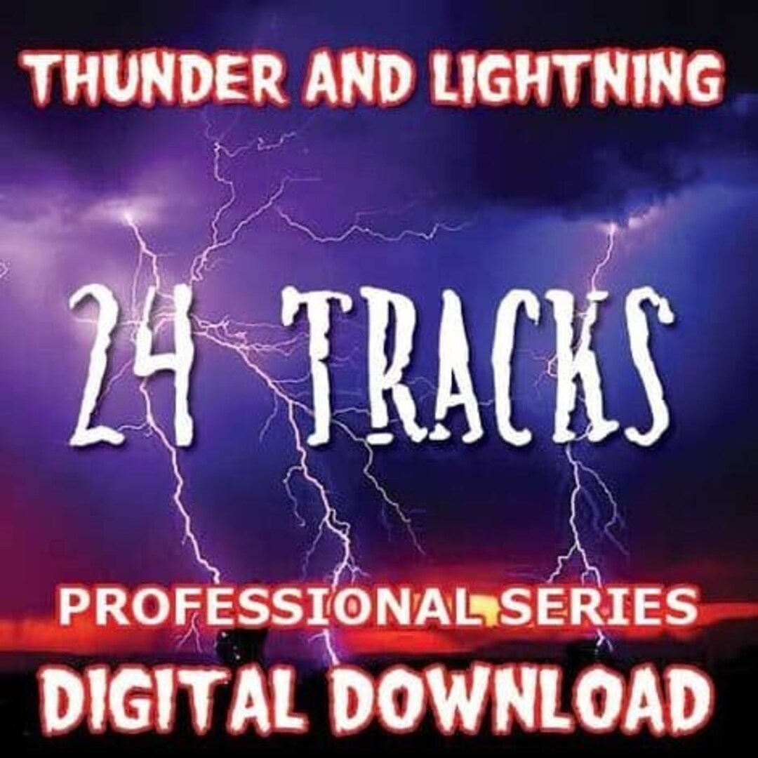 THUNDER & LIGHTNING Sound FX Digital Download - Etsy