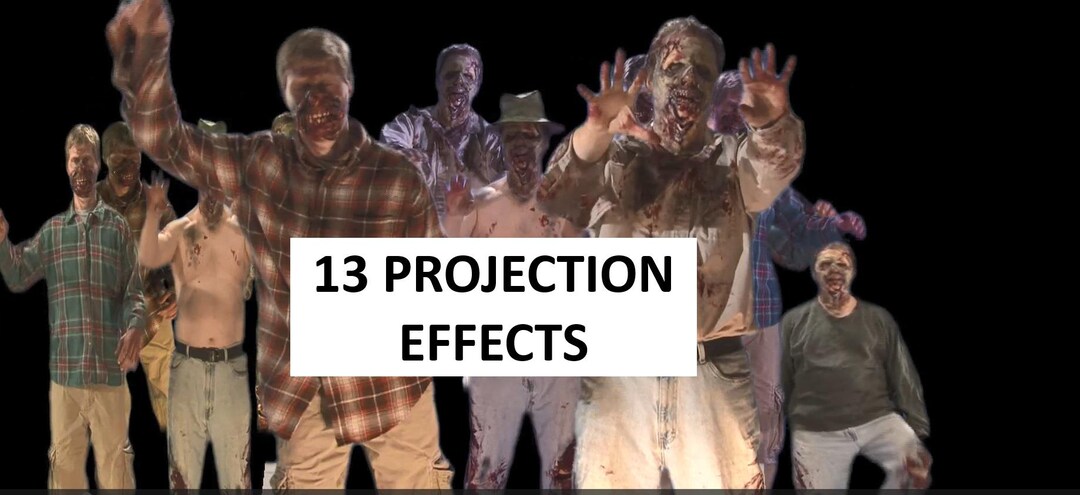 Halloween Projection Effects: 13 Spooky Scenes on USB - Etsy