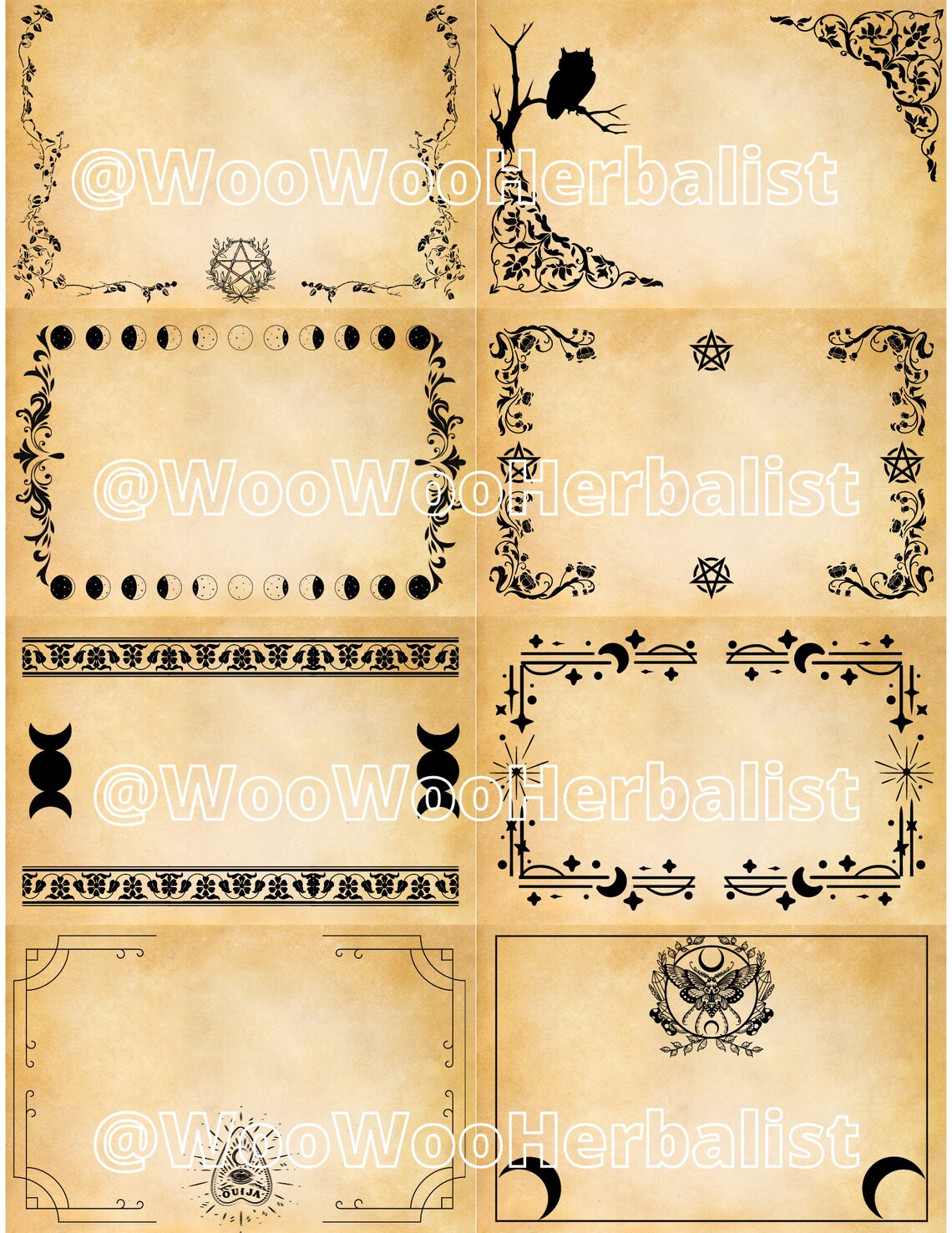 Jar Labels for Candles, Handmade Goods, Apothecary, Bottles, Potions ...