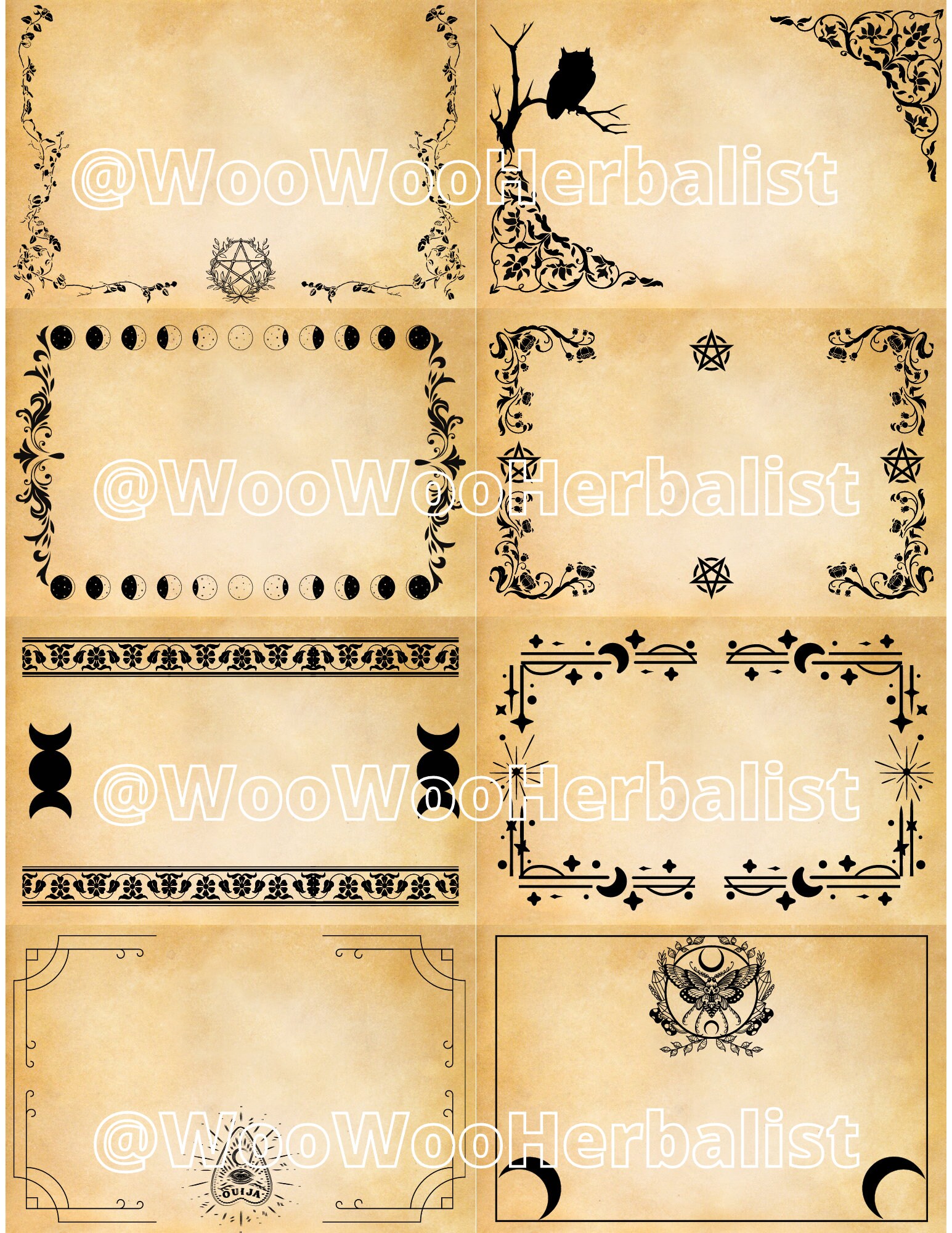 Jar Labels for Candles, Handmade Goods, Apothecary, Bottles, Potions ...