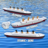 Split in Half Titanic Toy, Break in Half Titanic Bath Toy, Titanic Toy ...