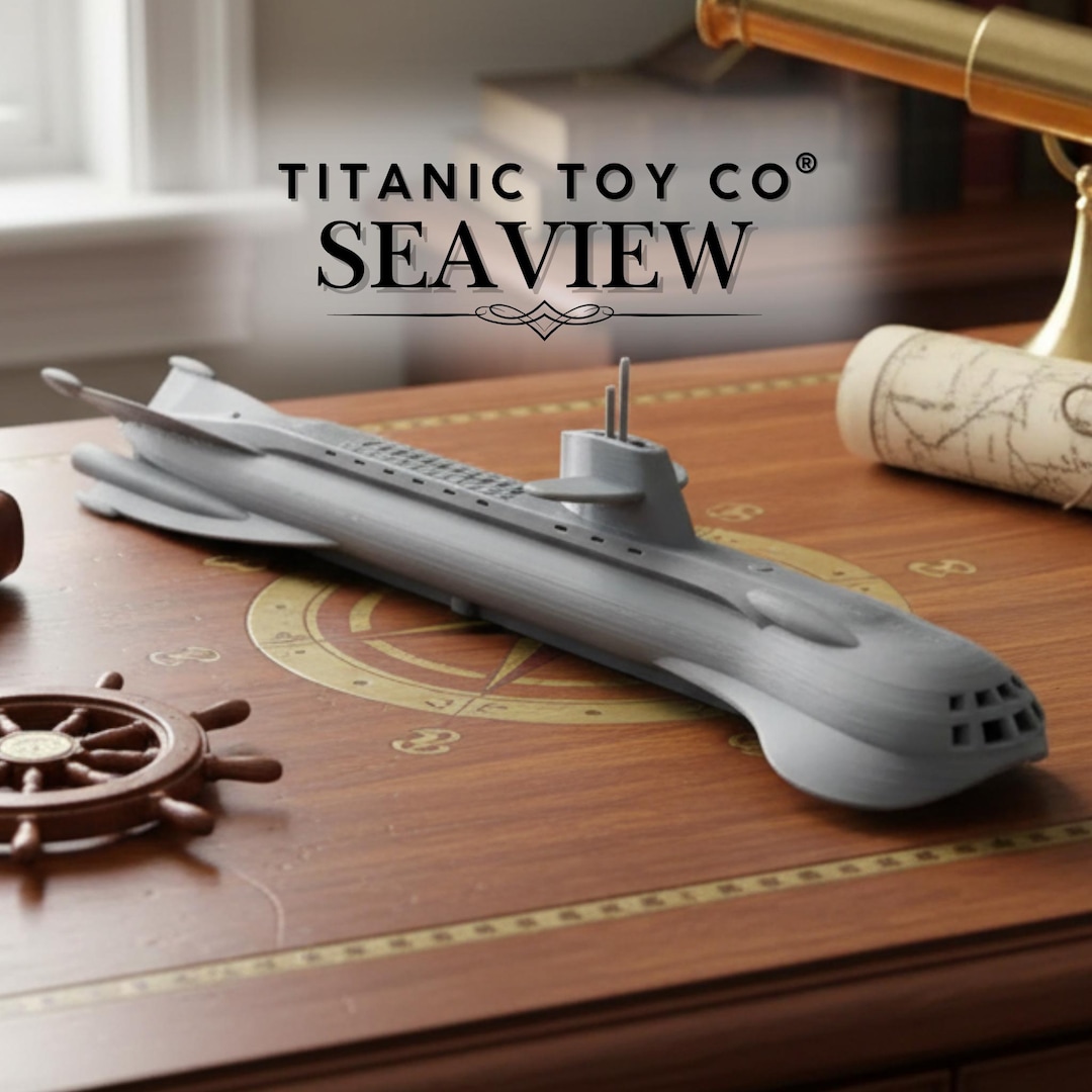 12” Seaview Submarine Model – Retro 1960s Voyage to the Bottom of the ...
