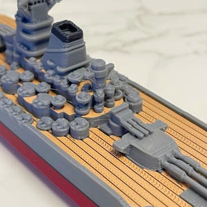 Yamato Battleship Model - 10” WWII Japanese Navy Imperial Flagship ...