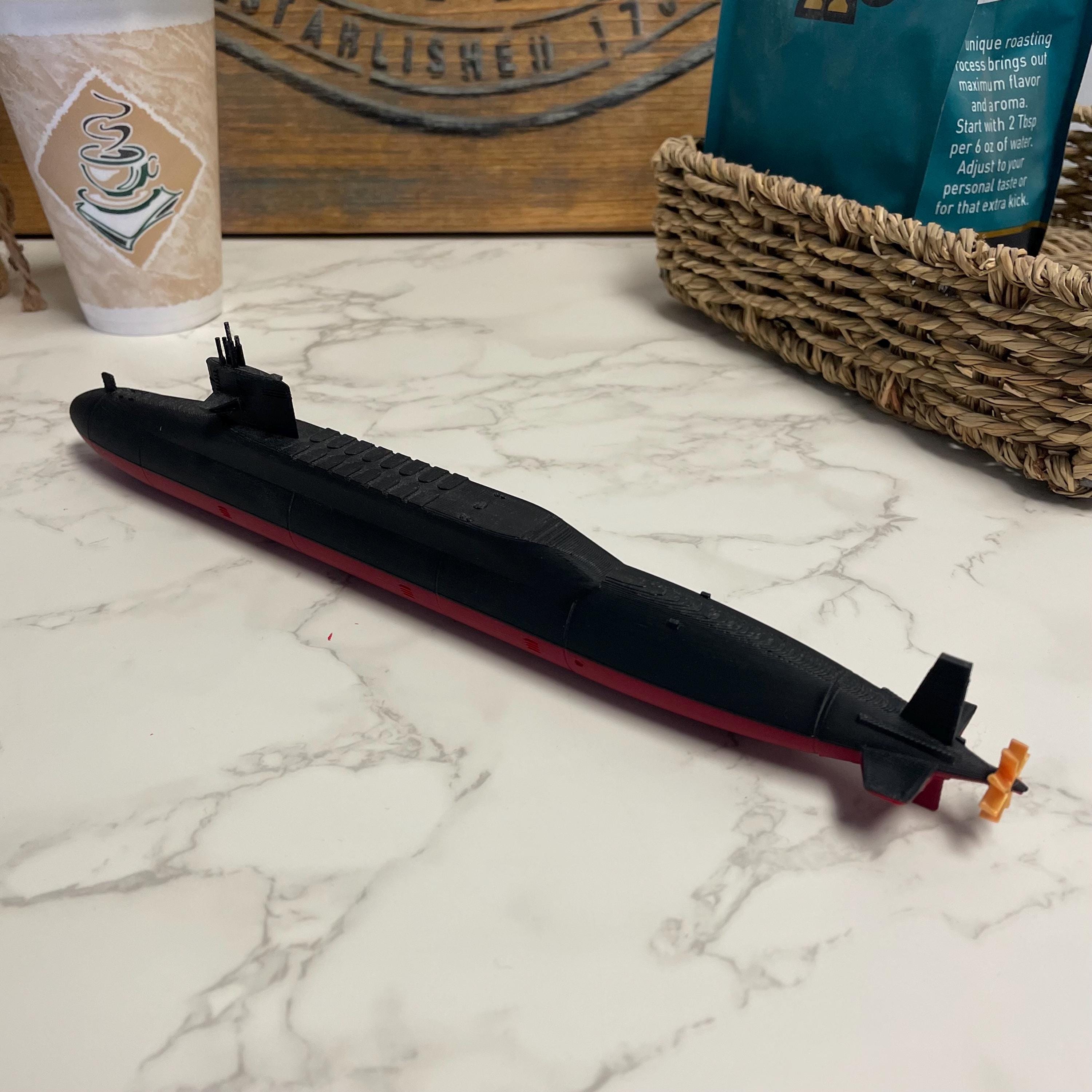 12” Benjamin Franklin-class Submarine Model – Navy Nuclear Sub Replica ...