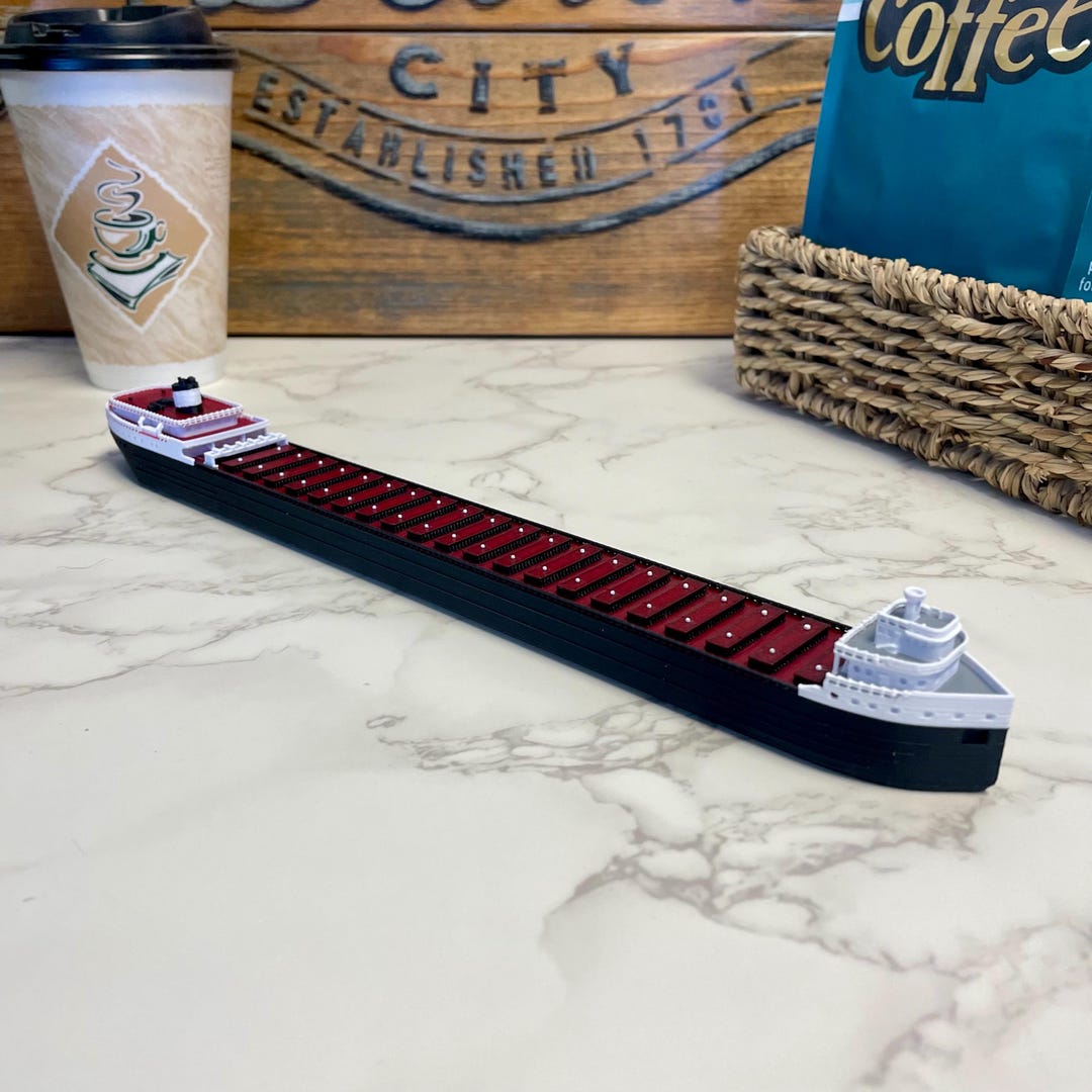 12” William Clay Ford Freighter Model, Titanic Toy, Titanic Cake Topper ...