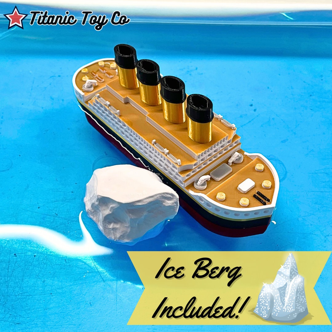 Titanic Bath Boat & Britannic Bath Boat, Titanic Toy for Kids, Titanic ...