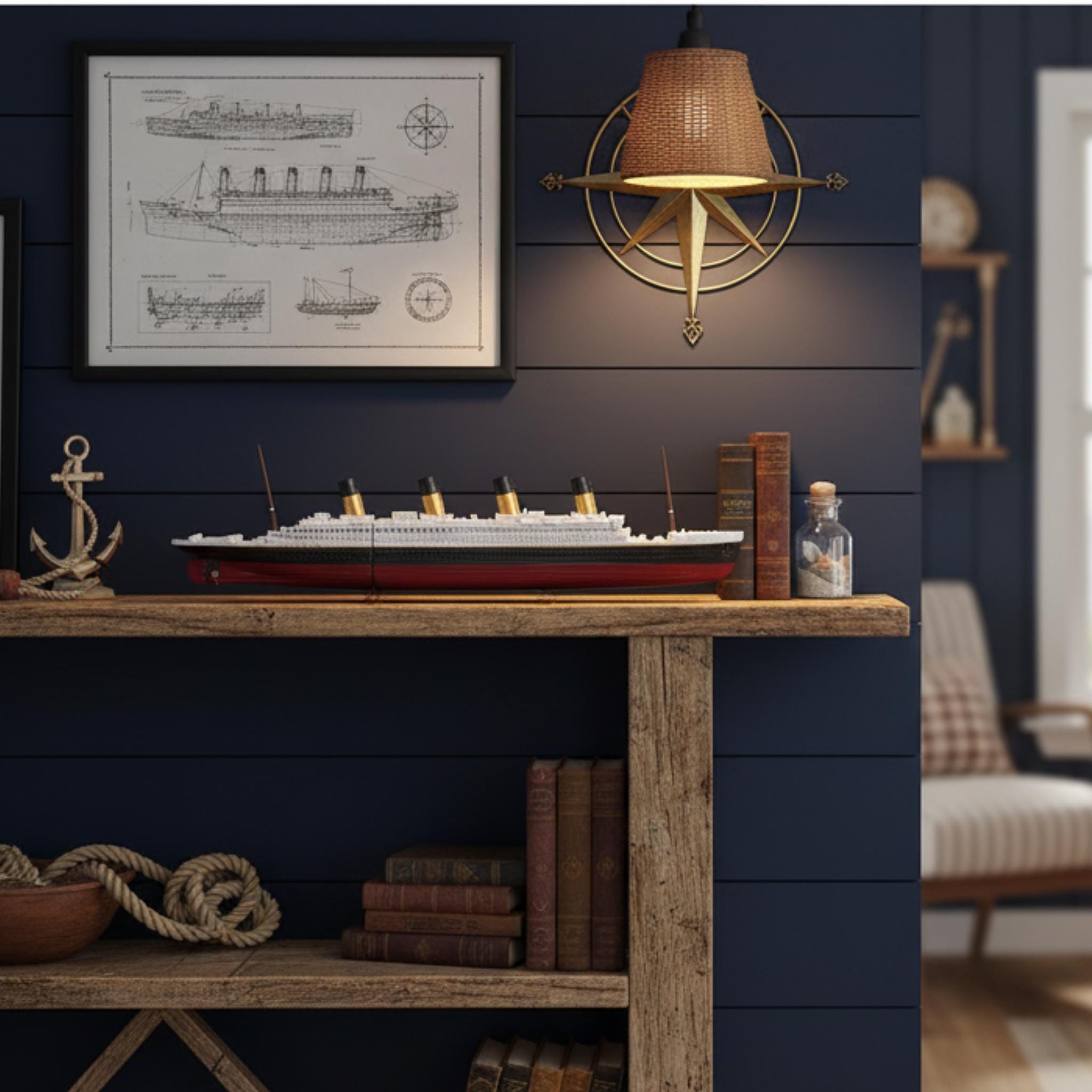 12" Split in Half Titanic Toy, Break in Half Titanic Toy, Titanic Toy ...