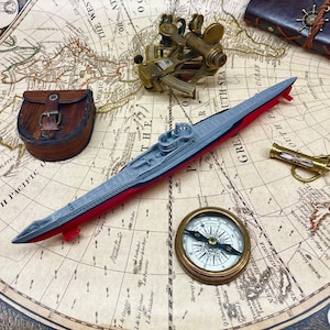 12” Uboat Submarine Model, Titanic Era Subarine, WW2 Submarine, Titanic ...