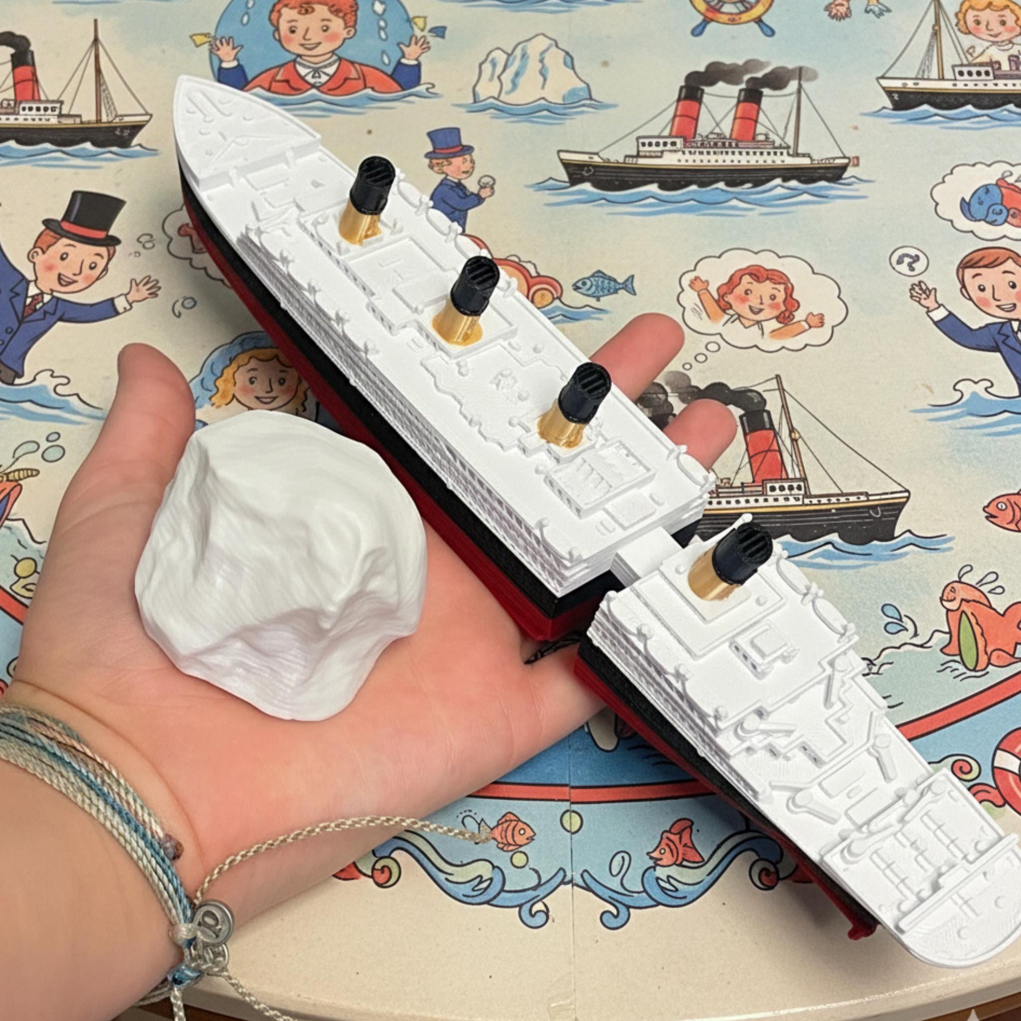 10" Floating Split in Half Titanic Toy, Break in Half Titanic Bath Toy ...
