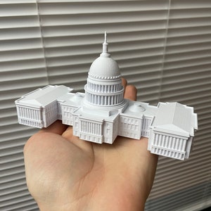 US Capital Building Replica, Capital Gift, Washington DC Gift White ...