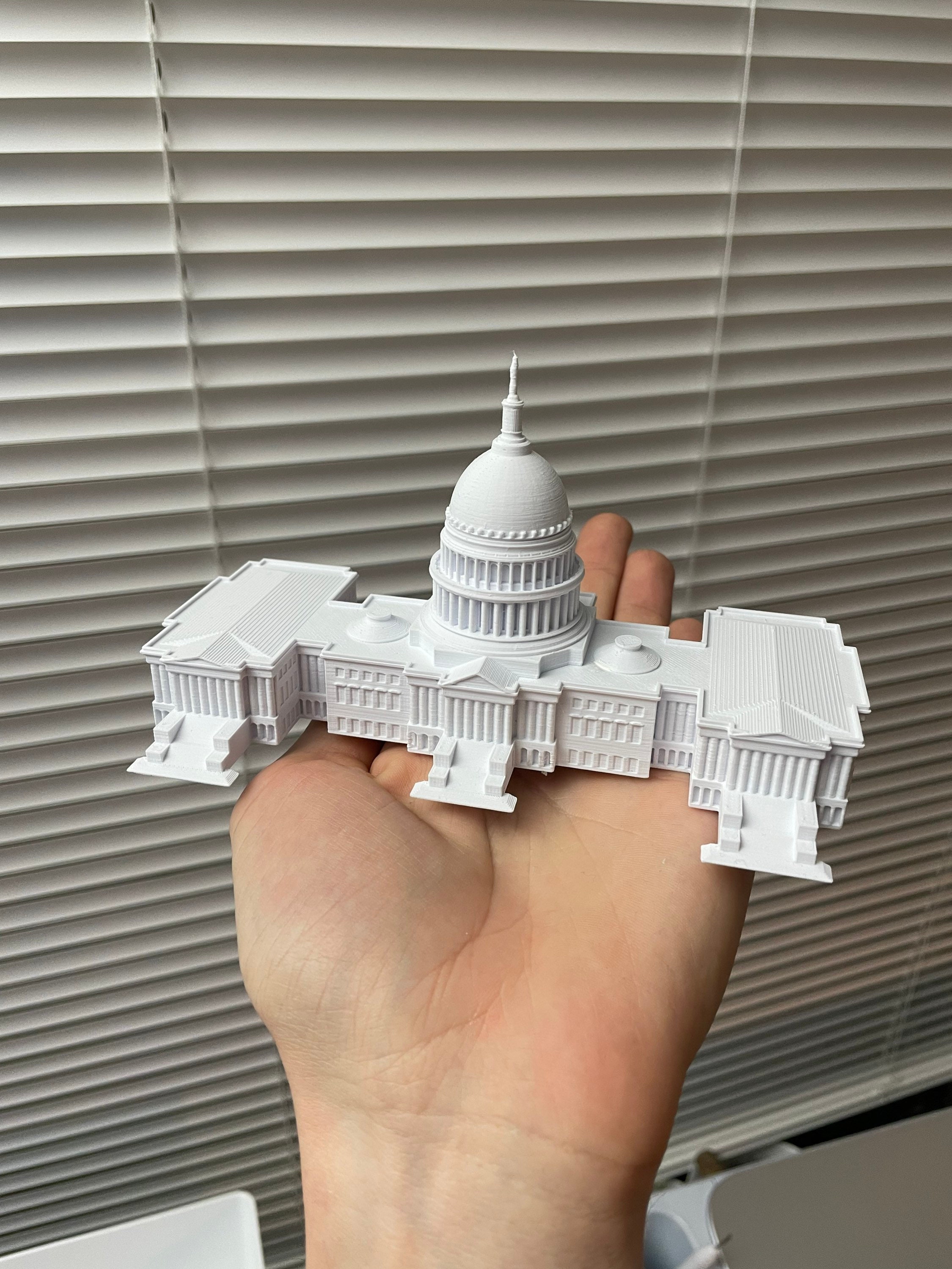 US Capital Building Replica, Capital Gift, Washington DC Gift White ...
