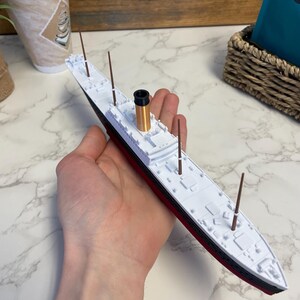 12” SS Californian Model, Titanic Toy, Titanic Cake Topper, Titanic ...