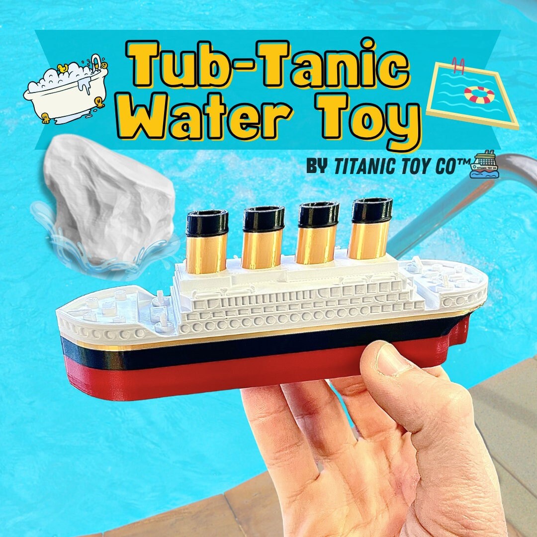 Tub-tanic the Titanic Bath Boat & Pool Toy, Titanic Toy for Kids ...