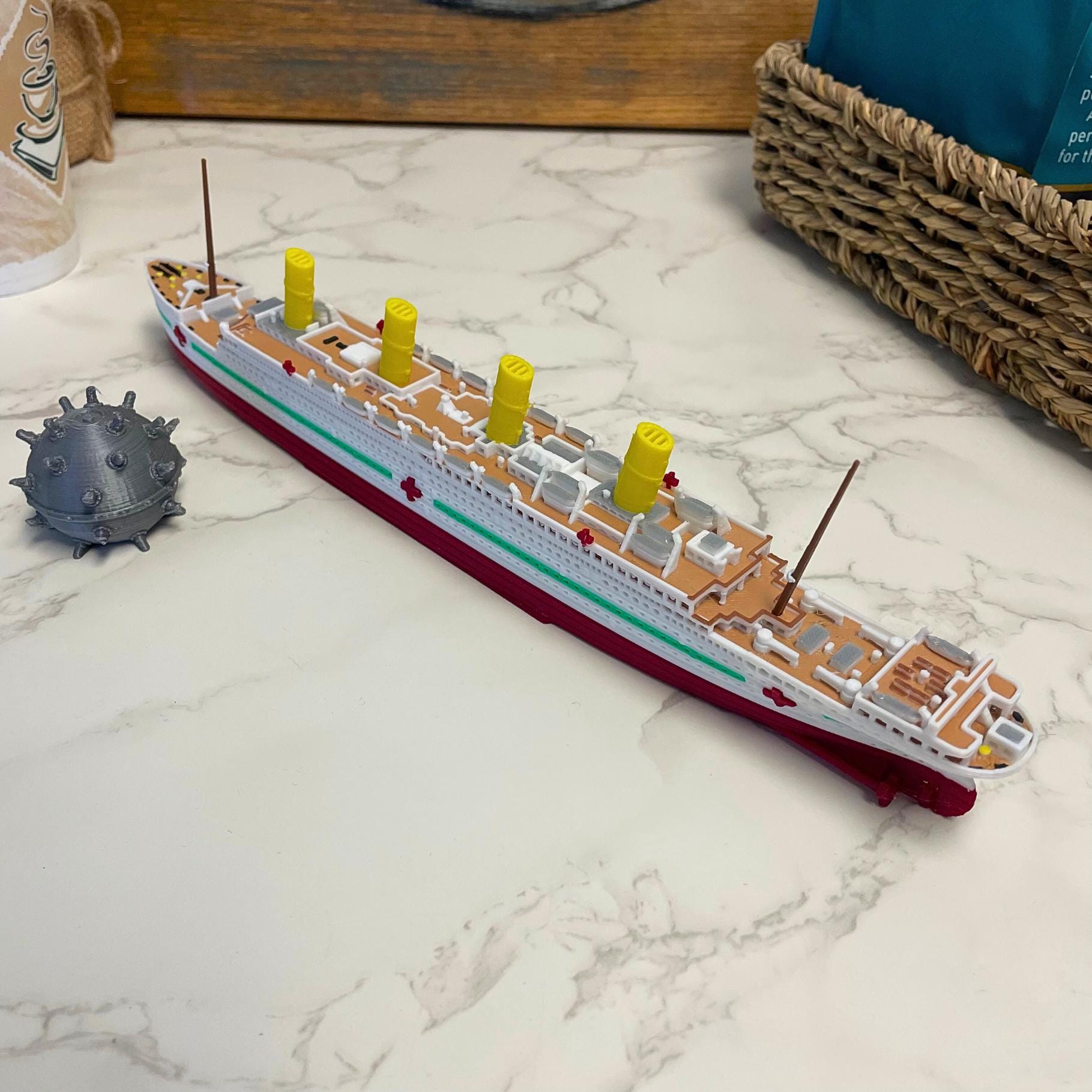 Full Color HMHS Britannic Model 12", Titanic Toy for Kids, Titanic Cake ...