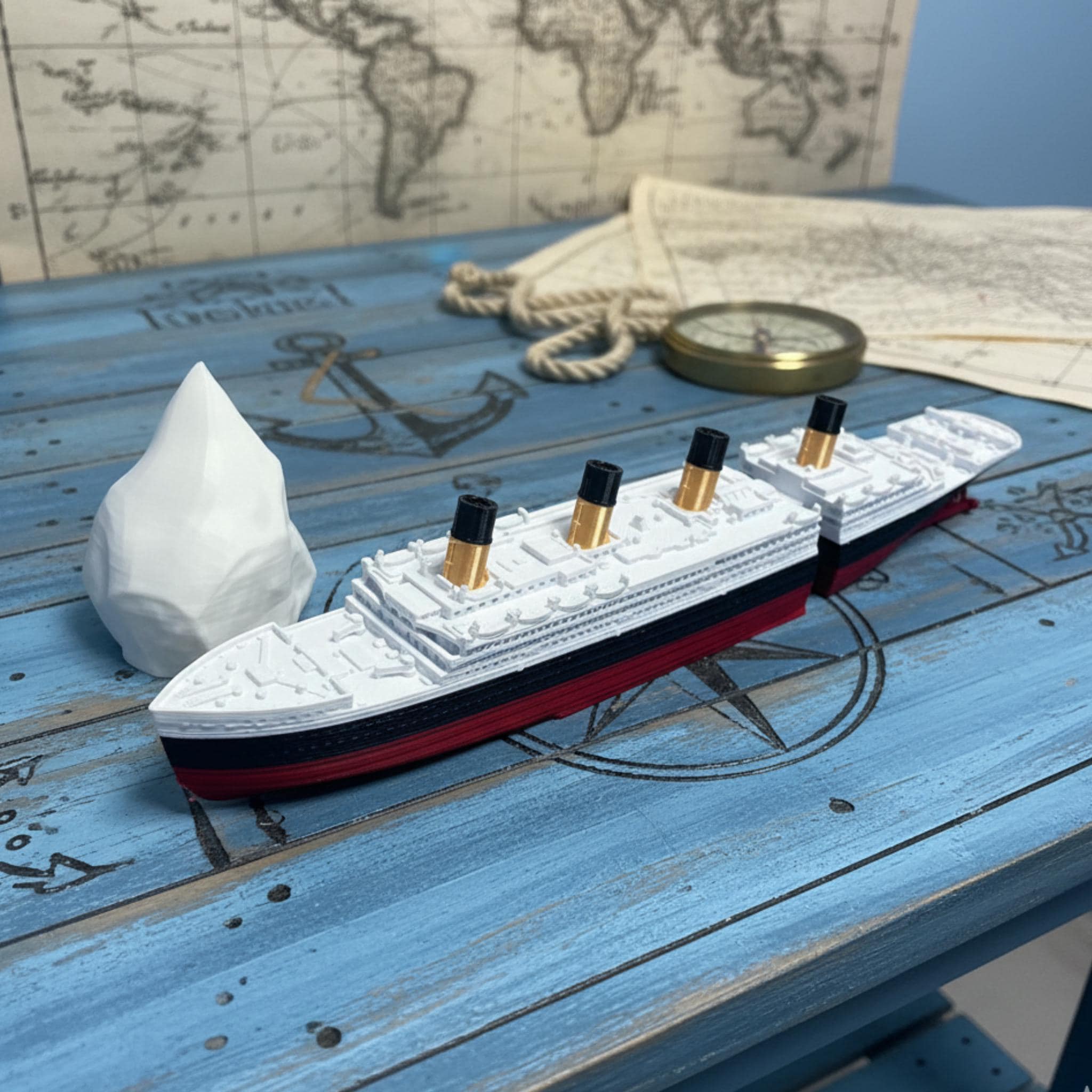 10" Floating Split in Half Titanic Toy, Break in Half Titanic Bath Toy ...
