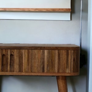 Contemporary Dressing Table Mid Century Console Dressing Table With ...