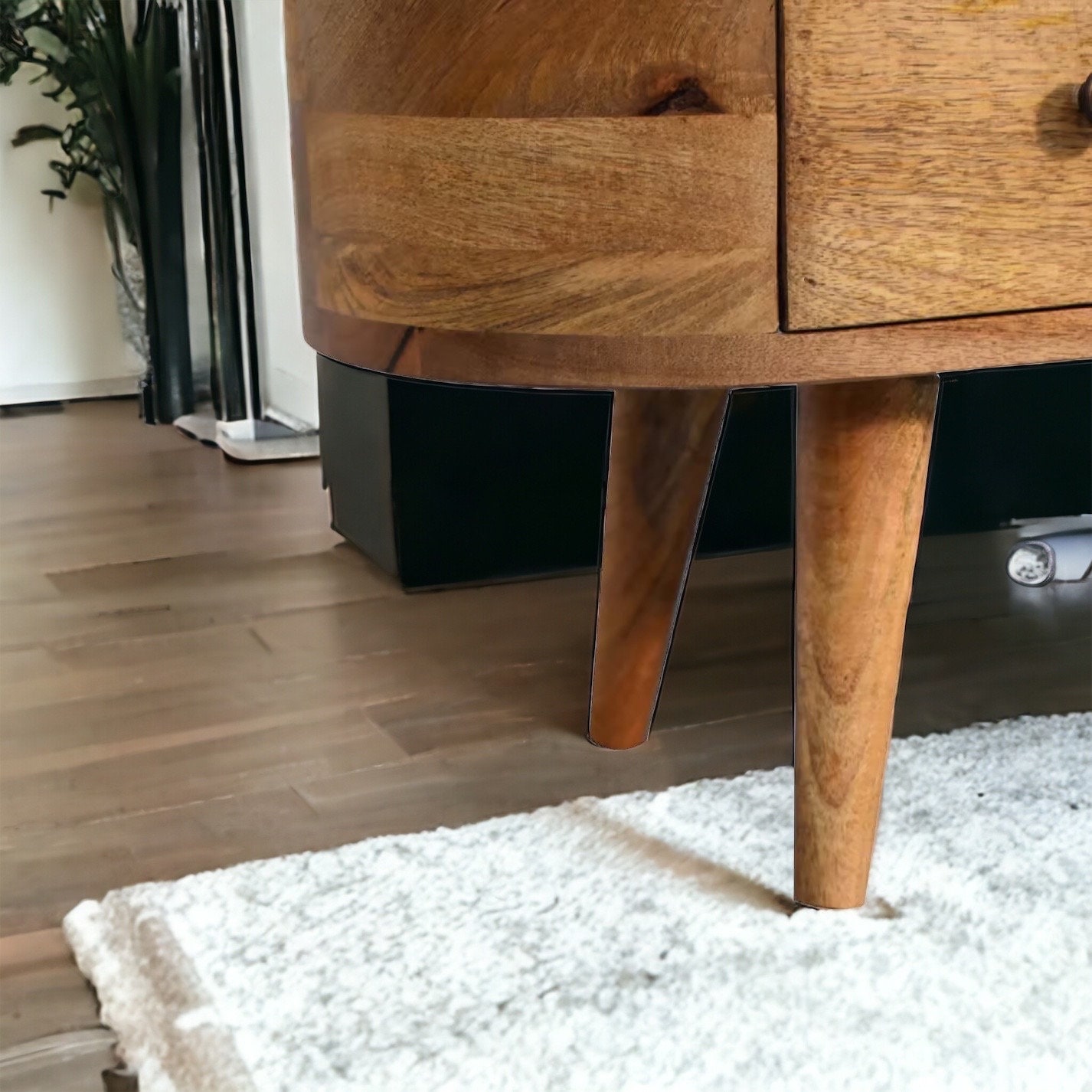 Scandinavian TV Unit Mid Century Modern Console Long Media Unit, Low TV ...