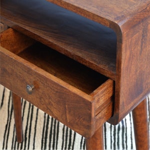 Narrow Console Table, Sideboard Cabinet, Solid Wood Console With ...