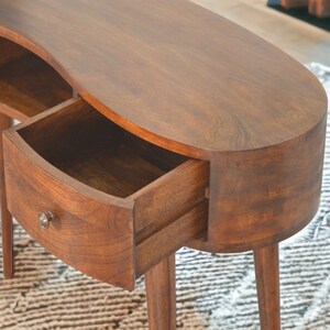 Long Slim Dressing Table, Wave Dressing Table, Mid Century Console ...