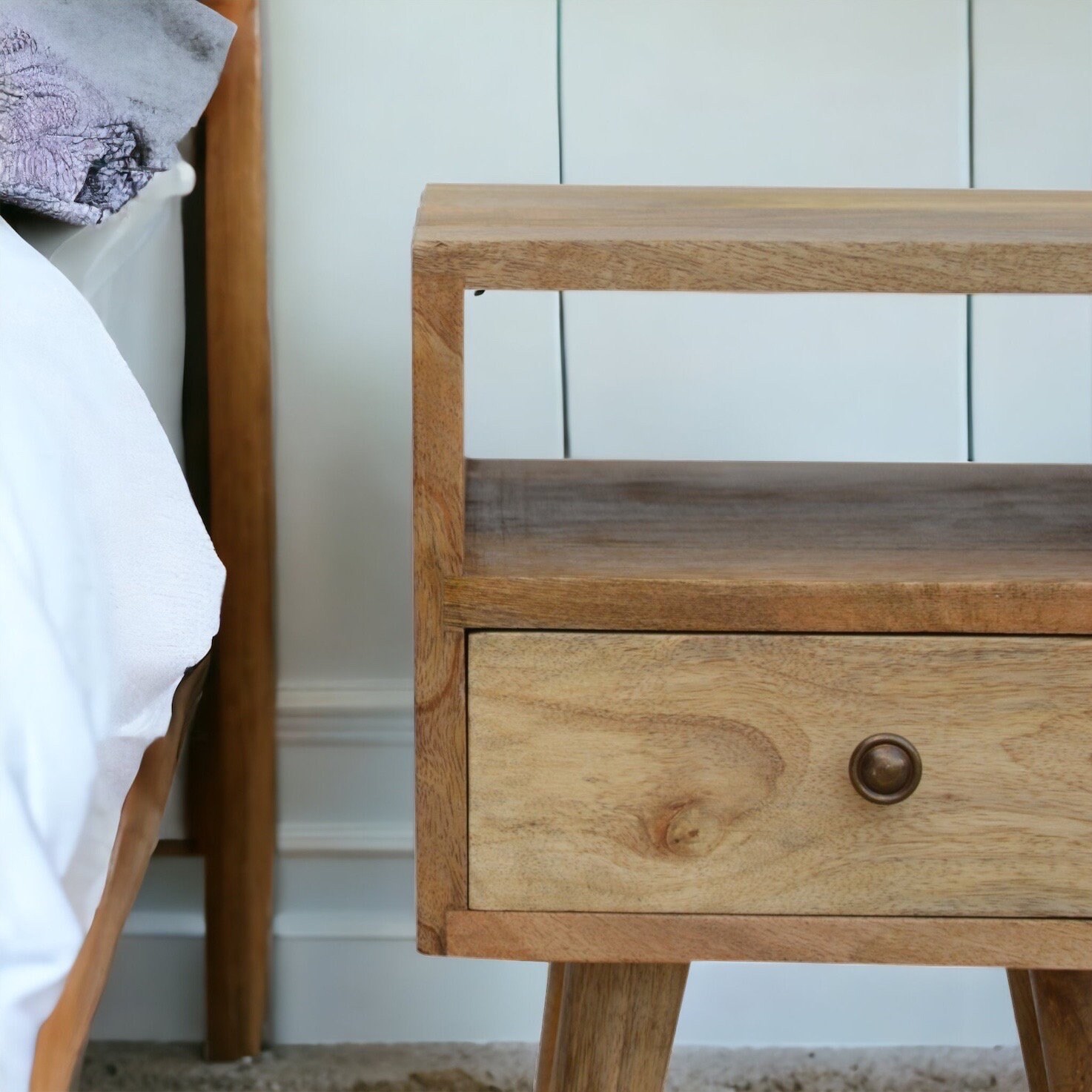 Small Bedside Table Slim Bedside Table Minimalist Bedside - Etsy UK