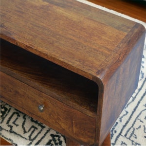 Narrow Console Table, Sideboard Cabinet, Solid Wood Console With ...