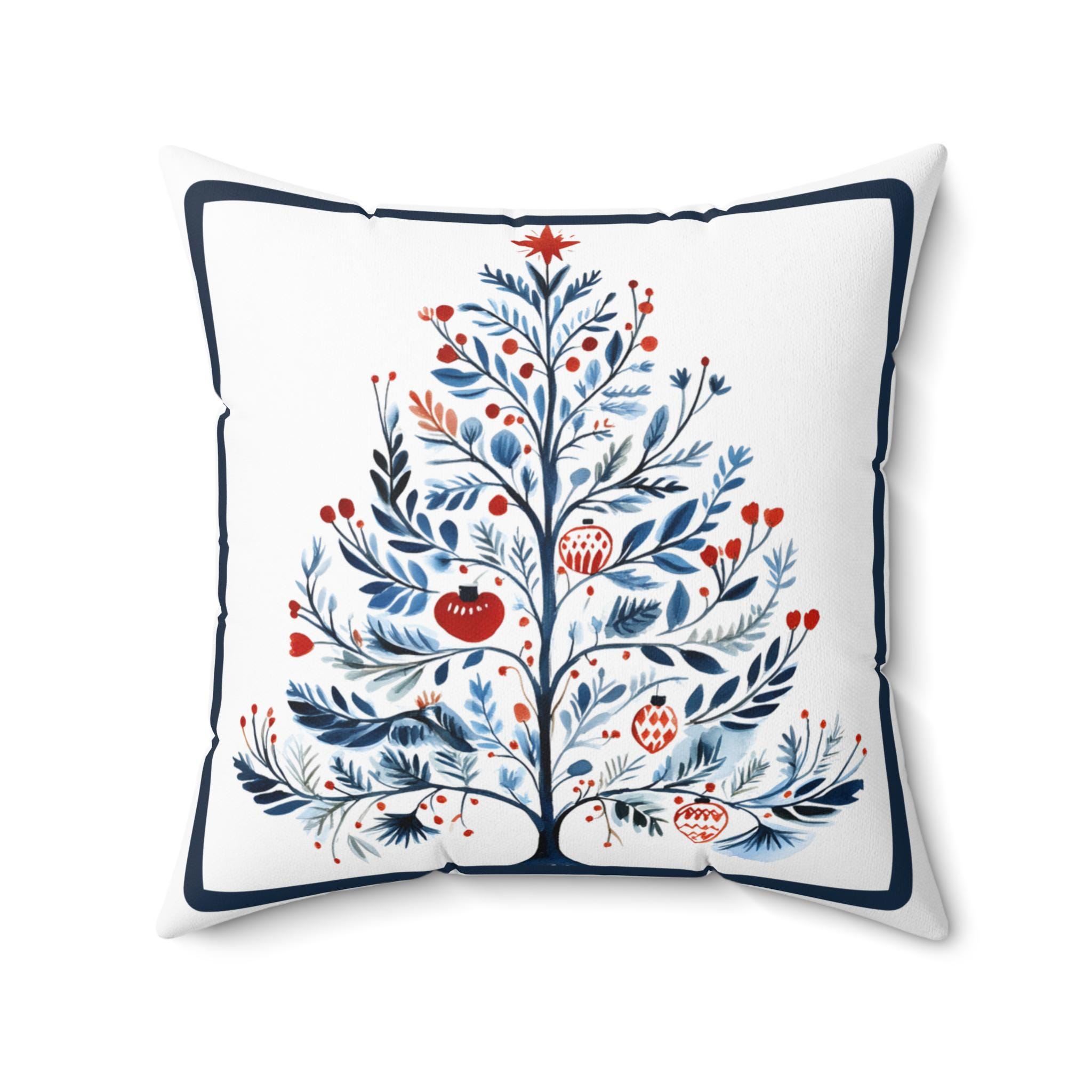 Scandinavian Tree Designs, Front and Back 2 Different Tree Designs ...