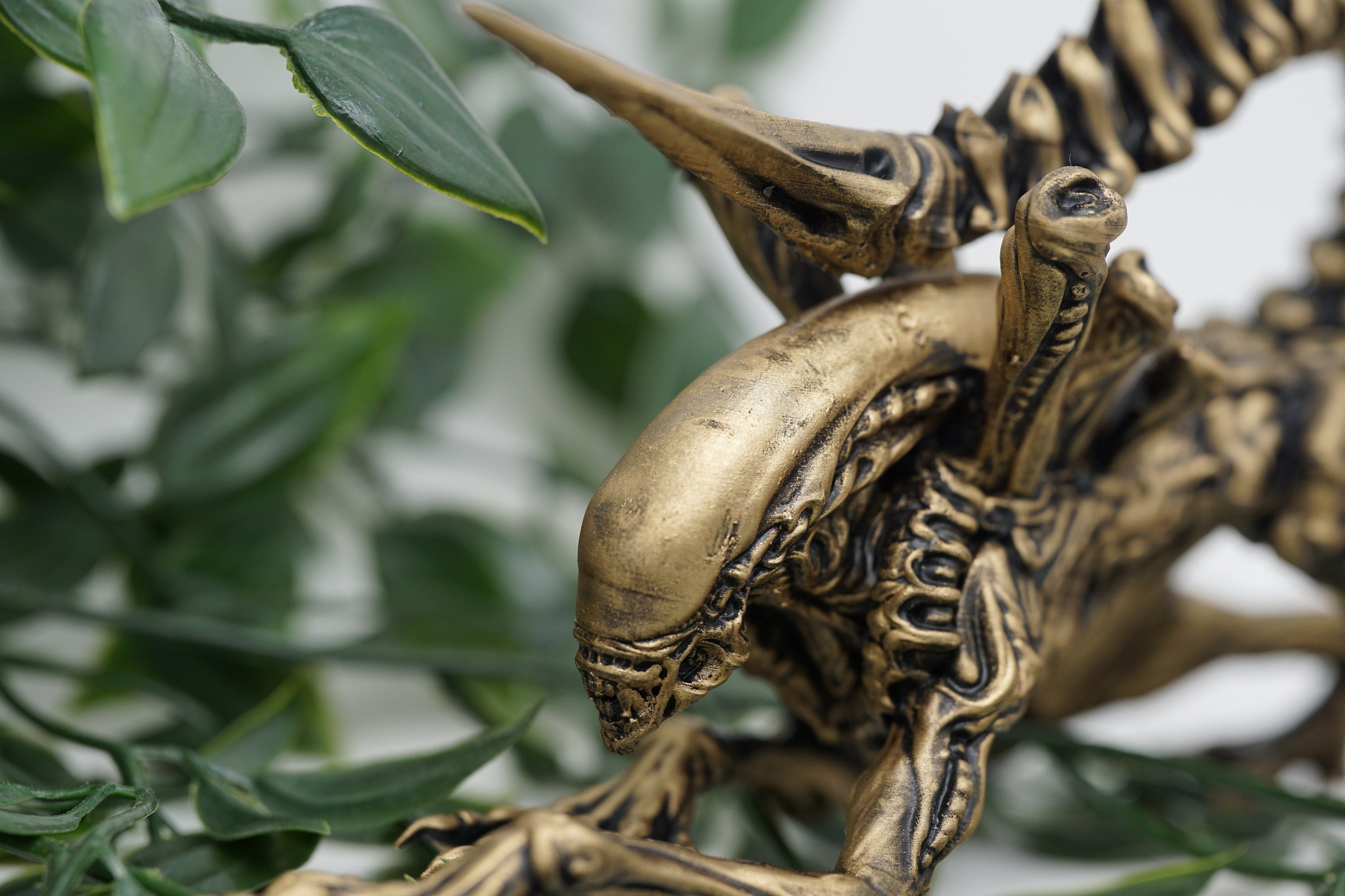 Xenomorph GOLD High Resolution Resin Print Solid Golden - Etsy