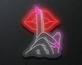 Shhh Neon Sign - Etsy
