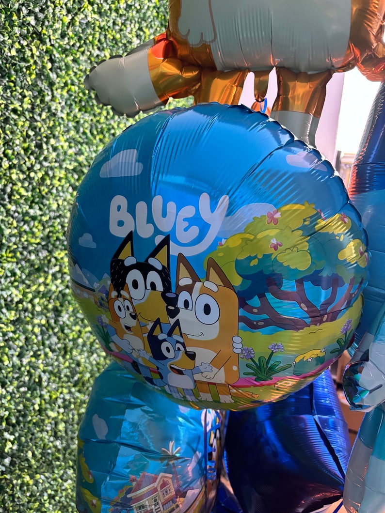 Bluey and Bingo Themed Balloon Set of 8. - Etsy