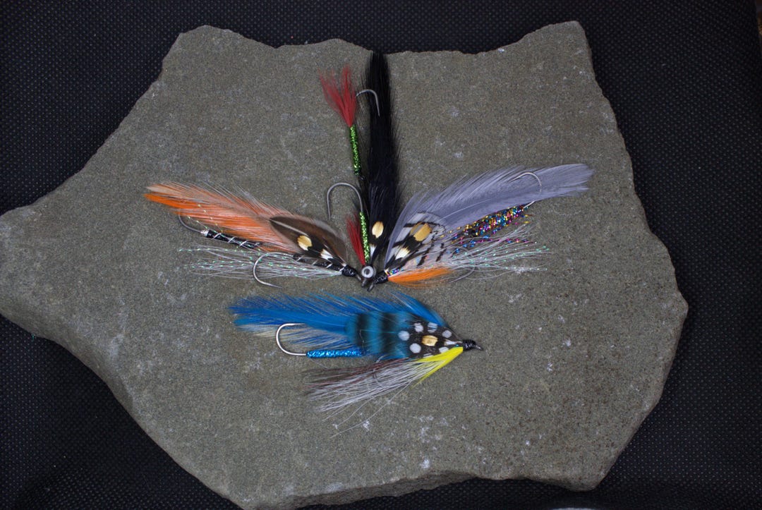 4 Tandem Flies in the Style of Carrie Stevens for Trout, Landlocked ...