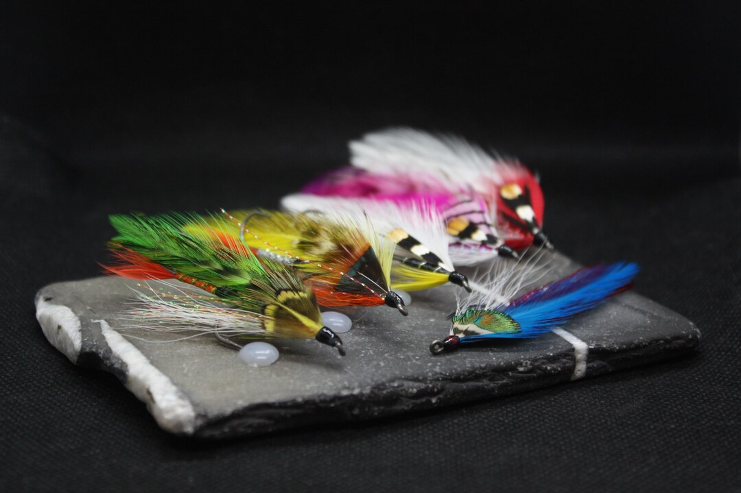 Set of 6 Carrie Stevens Style Tandem Streamer Flies for Trout ...
