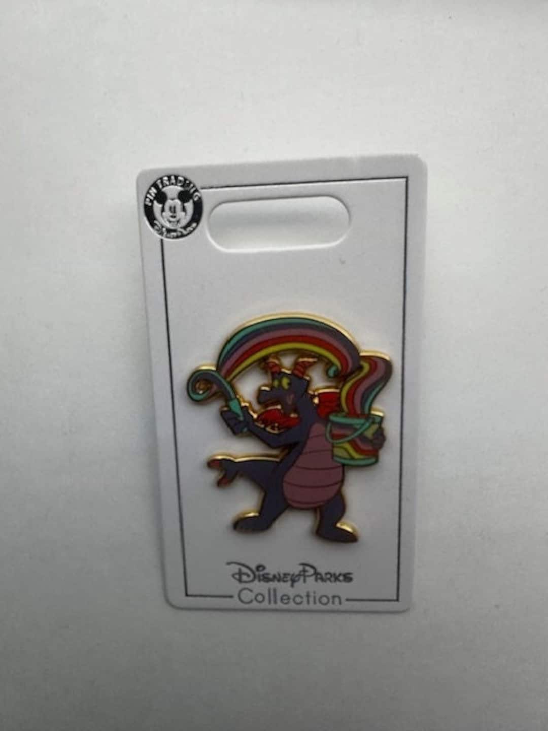 Disney Figment Rainbow Pin EPCOT Figment MASCOT Painting Paint Can NEW ...