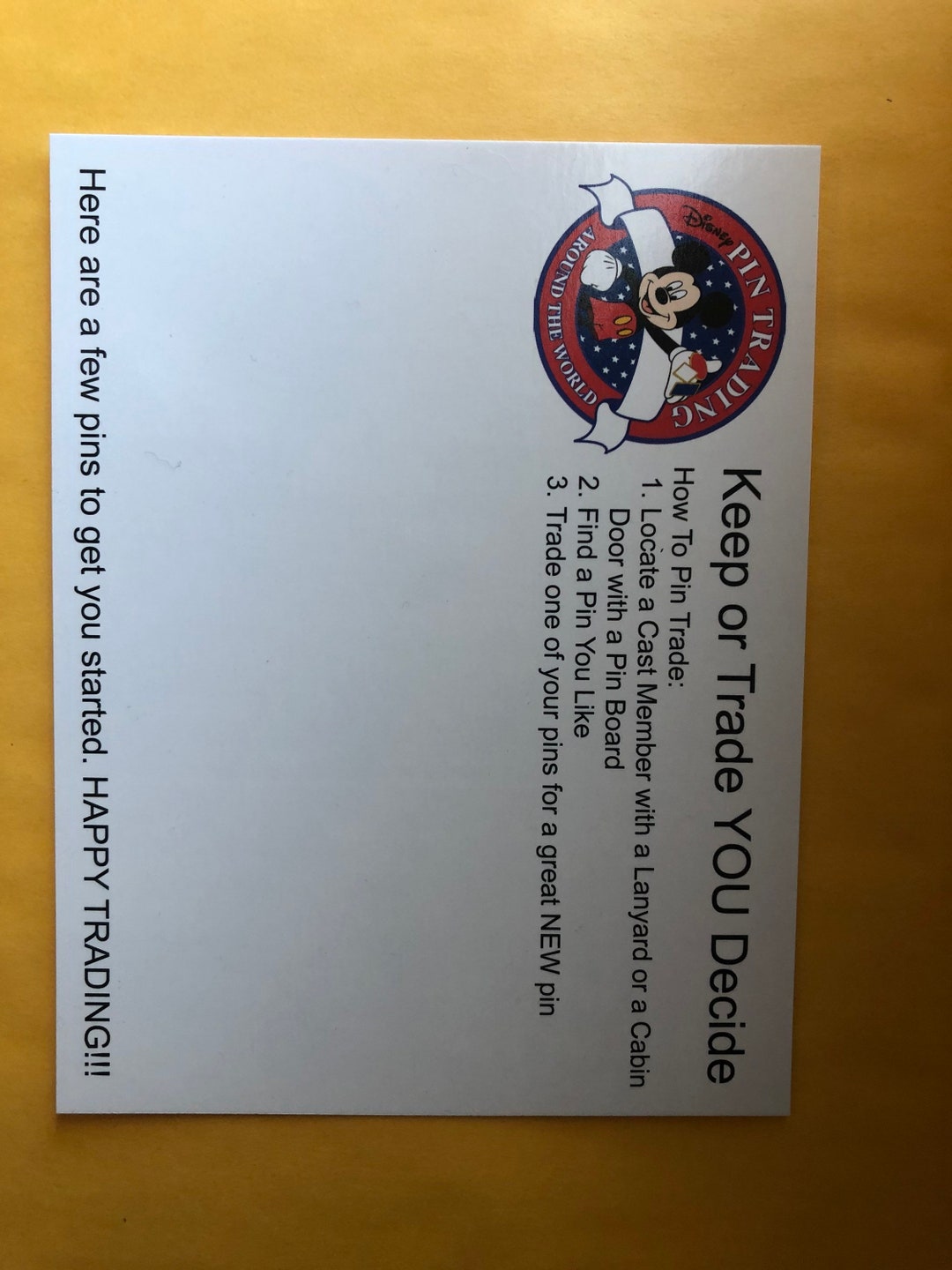 Trading Card for Fish Extender Pin Trading Cards Only No Pins - Etsy