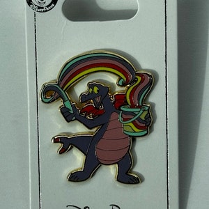 Disney Figment Rainbow Pin EPCOT Figment MASCOT Painting Paint Can NEW ...