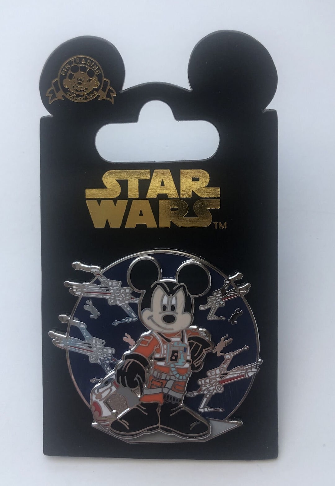 Disney's Lucasfilms Disney Star Wars Pin Mickey Mouse as X Wing Fighter ...