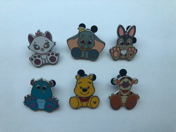 Disney Big Feet Pins 6 Disney Characters Pin Set Cutie Pins - Etsy