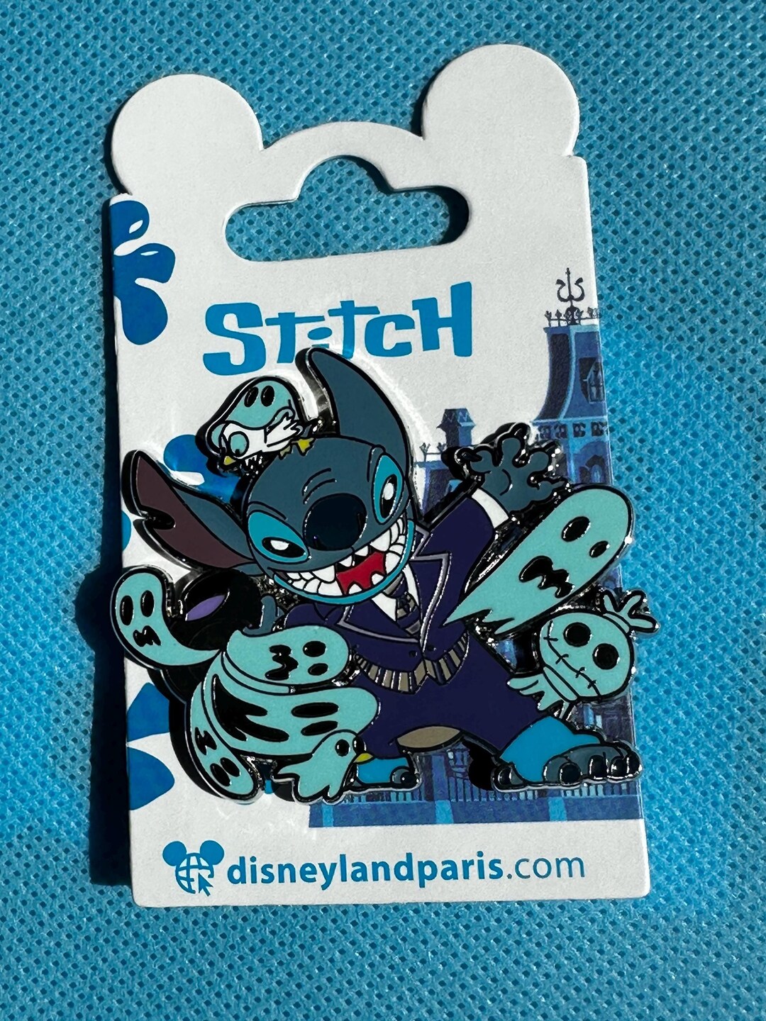 Disneyland Paris Stitch Phantom Manor Pin Disney Haunted Mansion DLPR ...