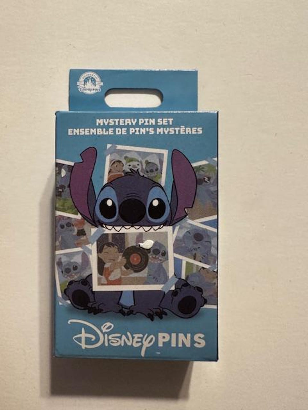 Disney Parks Stitch Photograph Mystery Pin Box 2 Pins Box Sealed ...