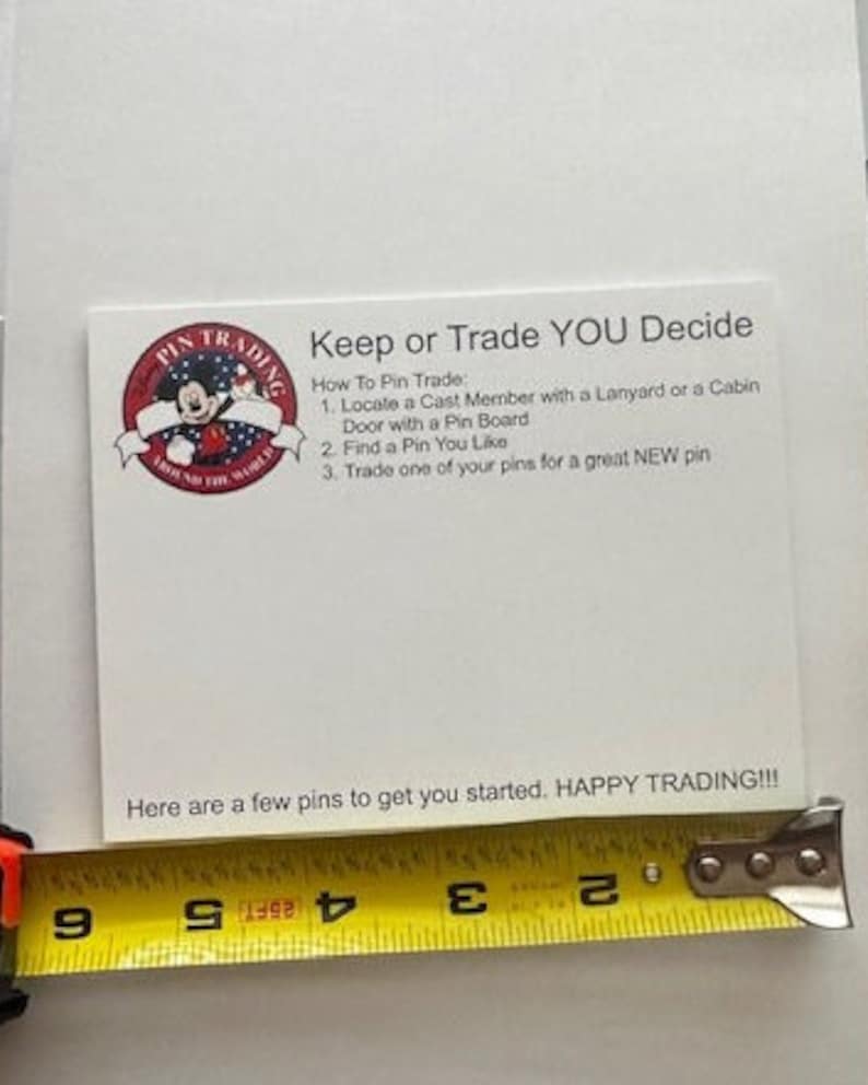 Trading Card for Fish Extender Pin Trading - Cards Only No Pins - Etsy