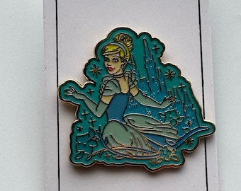 Disney Cinderella Pin New Disney Princess Pin Cinderella Blue - Etsy