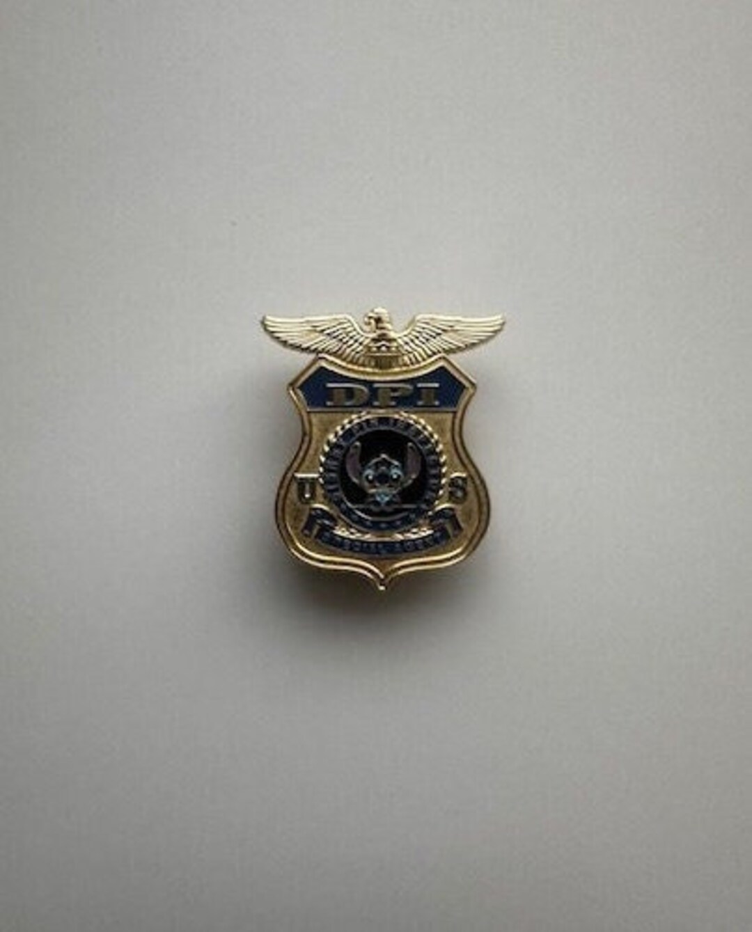 Stitch Disney Pin Inspector Fantasy Pin Pin Shaped Like Badge DPI ...
