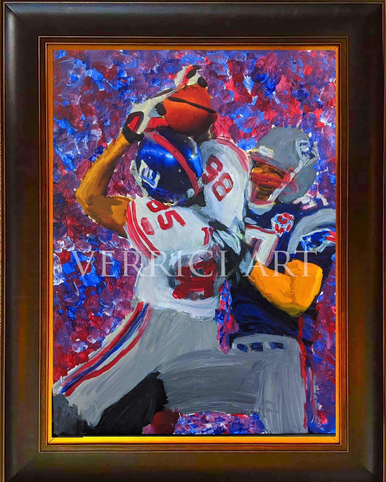David Tyree Painting Signed by the Artist Verrici Art 16x20 Baseball ...