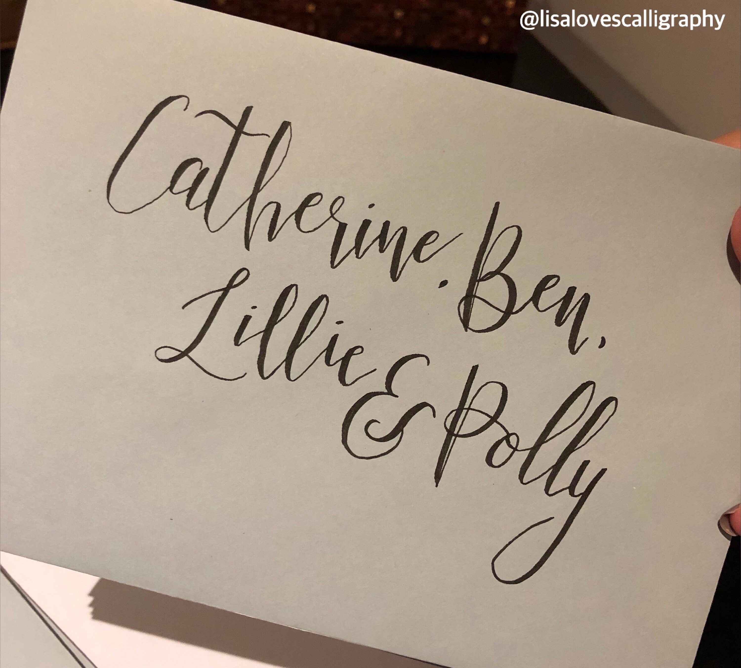 Handwritten Calligraphy Envelopes Save the Dates Wedding - Etsy