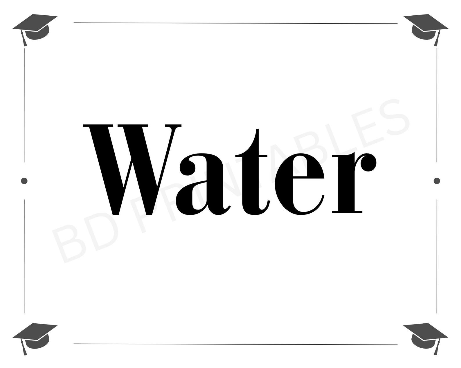 Graduation Party Beverage or Cooler Signs - Etsy