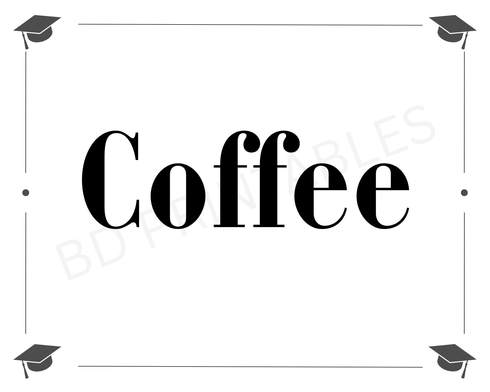 Graduation Party Beverage or Cooler Signs - Etsy